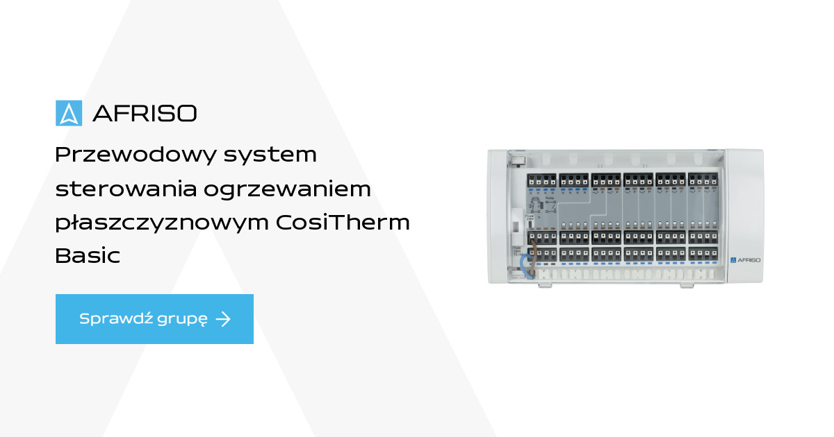 Przewodowy system sterowania ogrzewaniem płaszczyznowym CosiTherm Basic - katalog produktów ...
