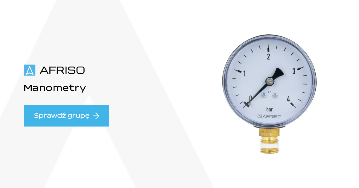 Manometry - katalog produktów AFRISO - AFRISO.pl