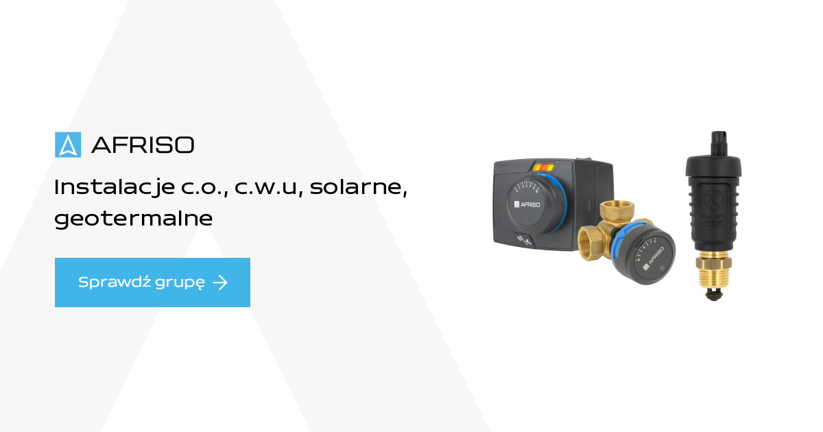 Instalacje c.o., c.w.u, solarne, geotermalne - katalog produktów AFRISO ...