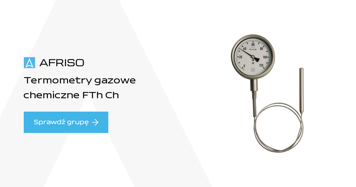 Termometry gazowe chemiczne FTh Ch - katalog produktów AFRISO - AFRISO.pl