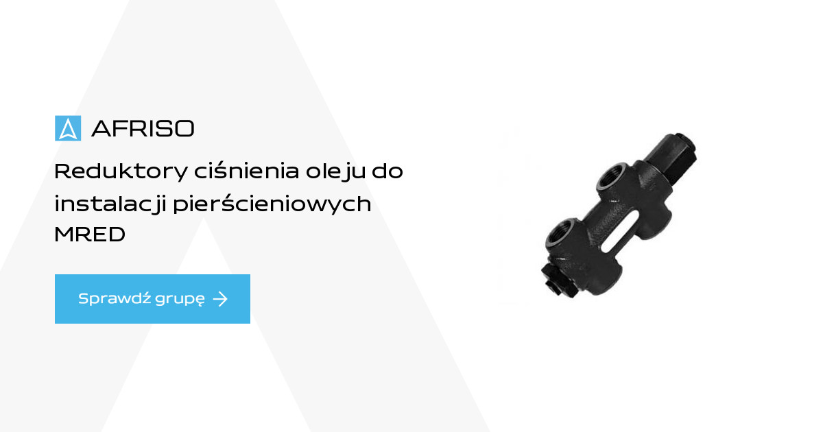 Reduktory ciśnienia oleju do instalacji pierścieniowych MRED - katalog ...