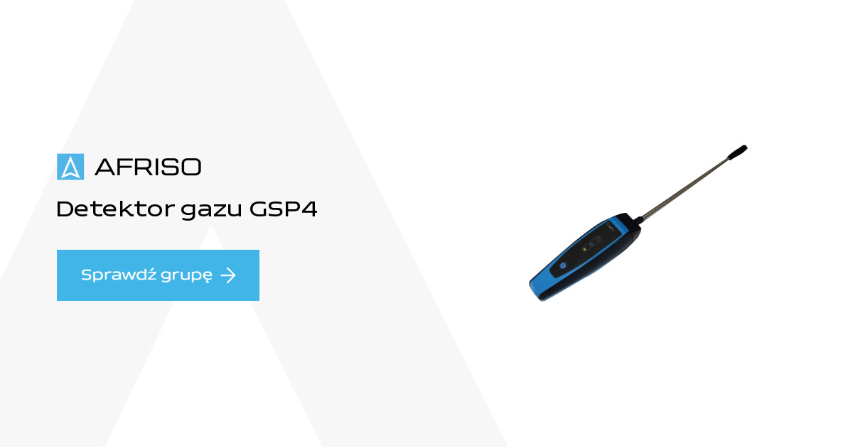 Detektor gazu GSP4 - katalog produktów AFRISO - AFRISO.pl