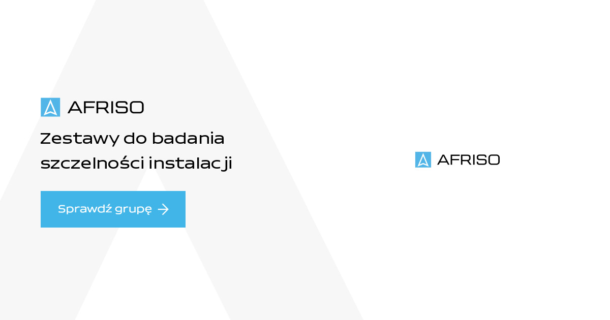 Zestawy do badania szczelności instalacji - katalog produktów AFRISO ...