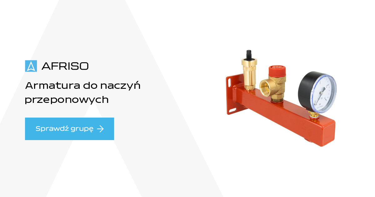Armatura do naczyń przeponowych - katalog produktów AFRISO - AFRISO.pl