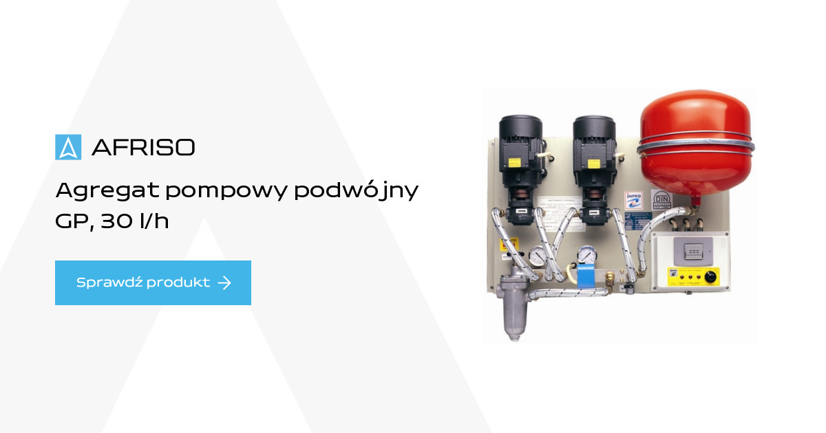 Agregat pompowy podwójny GP, 30 l/h - AFRISO.pl