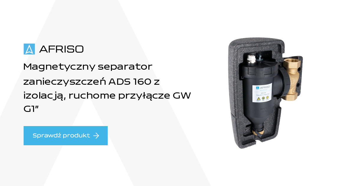 Magnetyczny separator zanieczyszczeń ADS 160 z izolacją, ruchome ...