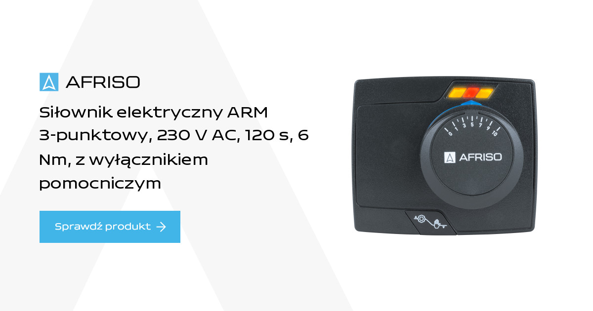 Siłownik elektryczny ARM 3-punktowy, 230 V AC, 120 s, 6 Nm, z ...