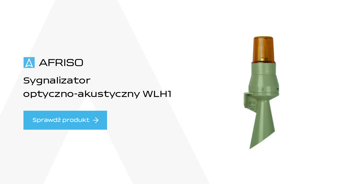 Sygnalizator optyczno-akustyczny WLH1 - AFRISO.pl