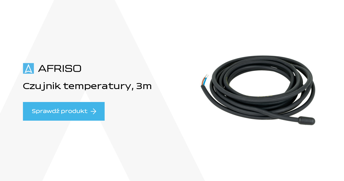 Czujnik temperatury, 3m - AFRISO.pl